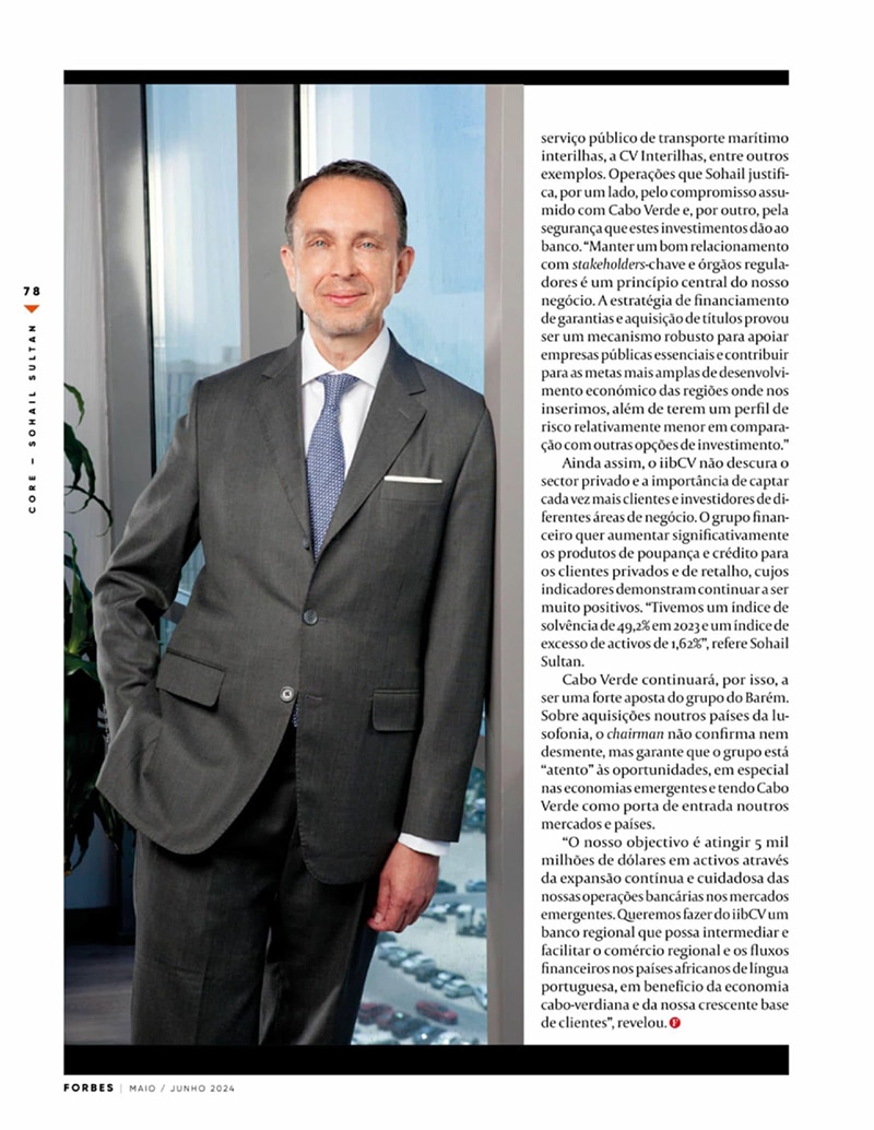 Forbes África Lusófona interviews Sohail Sultan, Chairman iibGroup ...